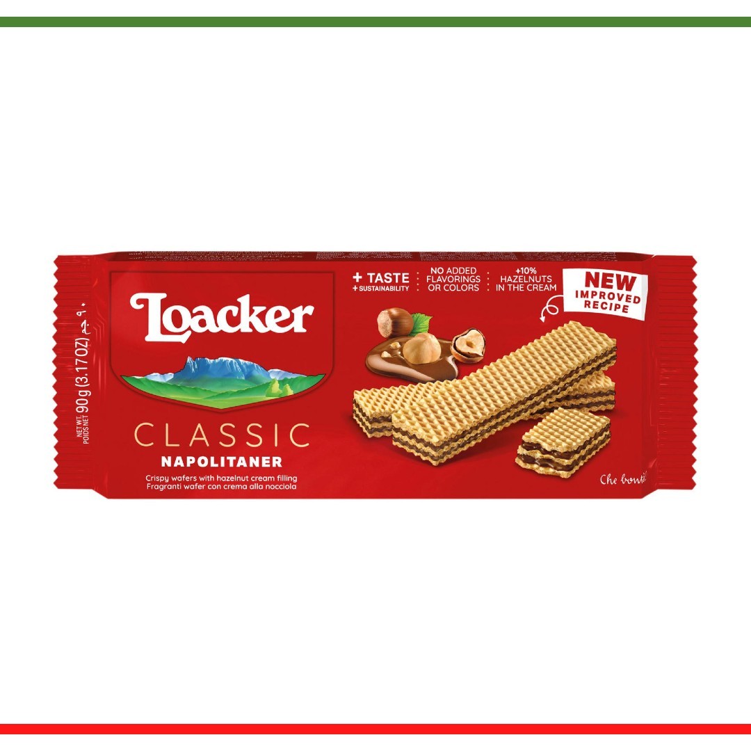 Napolitane LOACKER cu crema alune 175G | Emporio Asselti