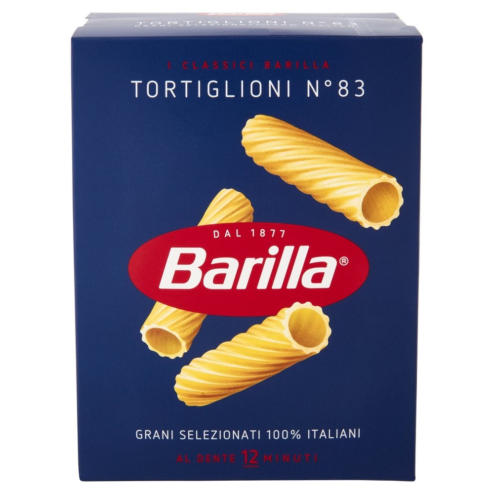 Paste scurte tortiglioni n83 Barilla, 500g | Emporio Asselti
