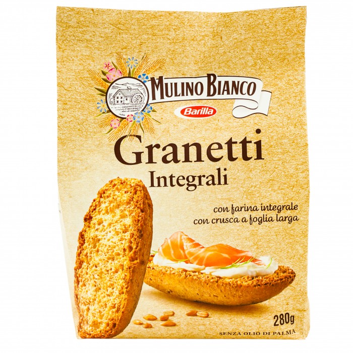 Paine integrala prajita Mulino Bianco Granetti Integrali, 280g ...