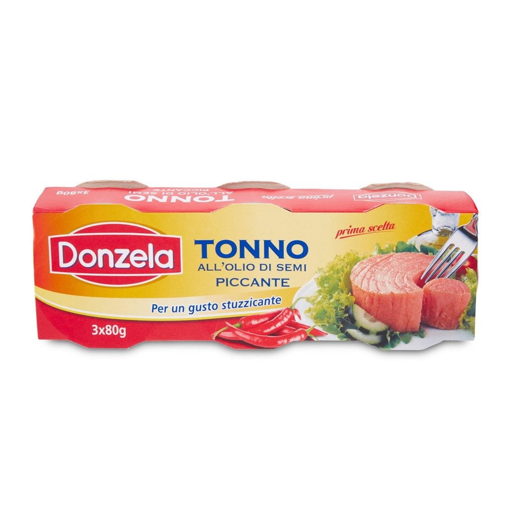 Set Ton Bucati in Ulei Picant Donzela, 3 x 80 g, 240g | Emporio Asselti